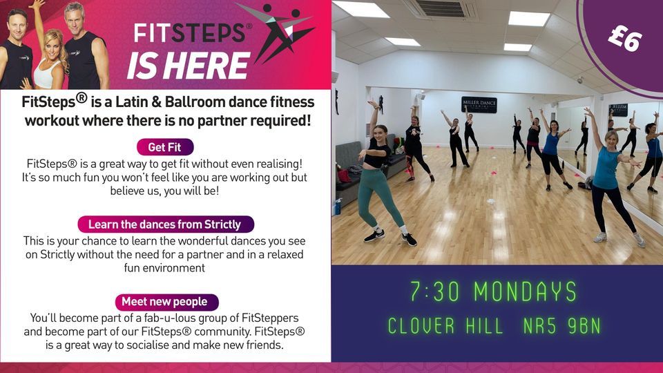 FitSteps Mondays 7:30, Miller Dance (Norwich), 4 July 2022