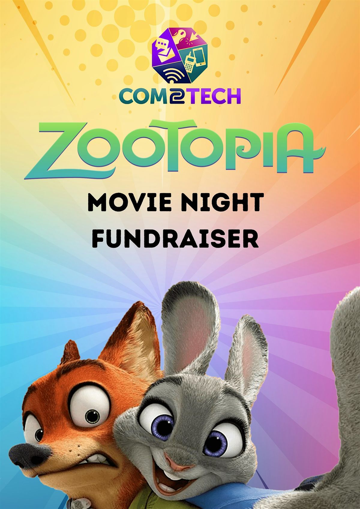 Com2Tech Zootopia Movie Fundraiser, 45 Maori Road, Dunedin, 28 November ...