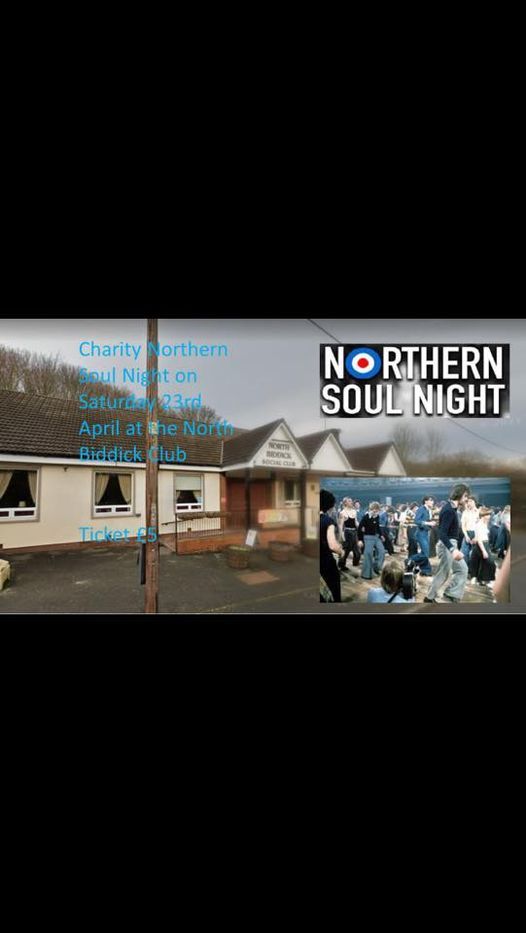 Northern Soul Charity Night, North Biddick club Fatfield , Tema, 23 ...