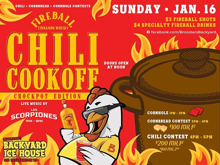 Fireball Chili Cook-Off (Crock-Pot Edition), Brooster's Backyard ...