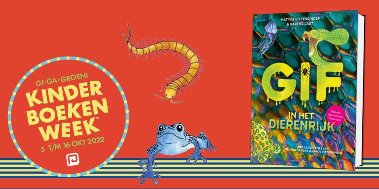 Gif in het dierenrijk ~ Kinderboekenweek, Paagman Delft, 8 October 2022