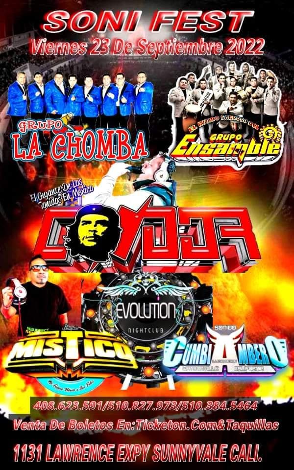 SONI FEST 2022 GRUPO LA CHOMBA SONIDO CONDOR y GRUPO ENSAMBLE CLUB EVOLUTION SUNNYVALE CAL ...