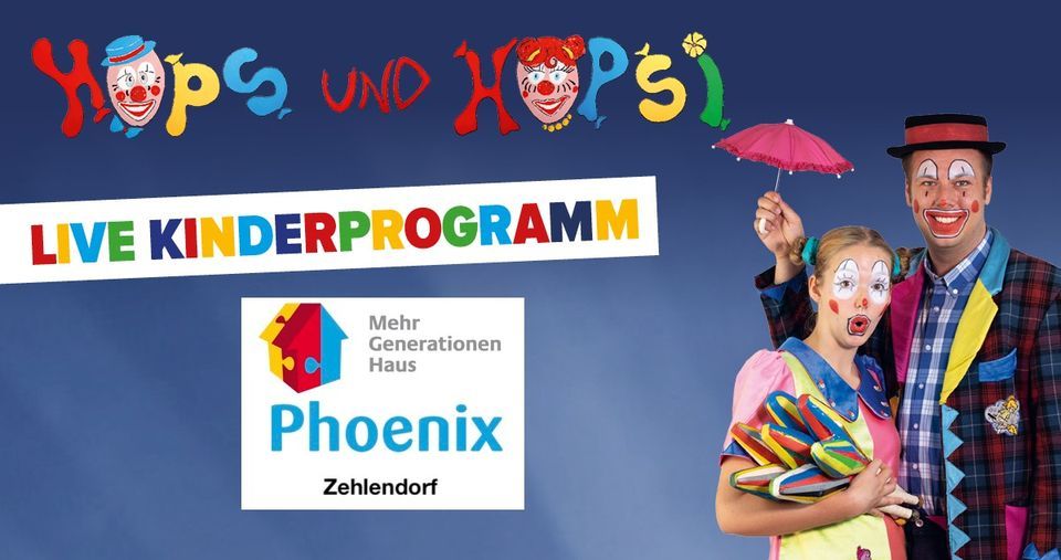 Hops und Hopsi Kinderprogramm: "Hops, der Oberkellner" in Berlin ...