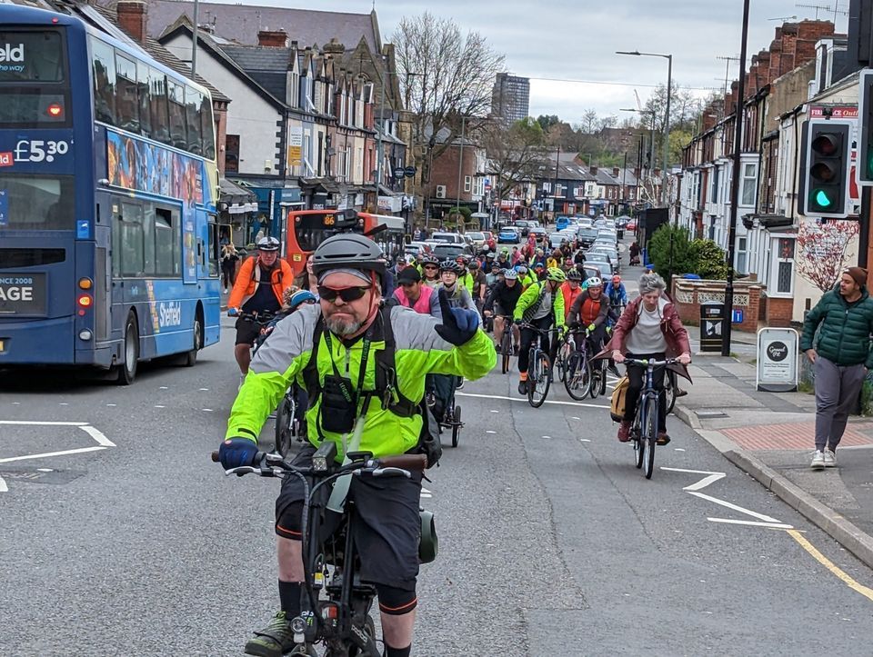 Sheffield Mass Cycle Ride - MARCH 2024, Tudor Square, Sheffield, 17 ...