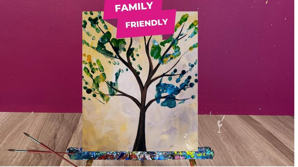 Handprint Tree Leaves - Messy Fun!, Painting with a Twist (Richardson ...