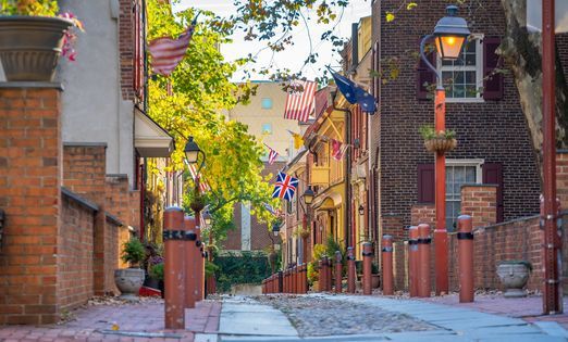Elfreths Alley Flea for All, Elfreth's Alley Museum, Philadelphia, 12 ...