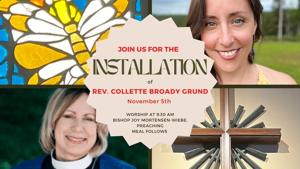 Installation Service for Pastor Collette, Faith Lutheran Church ...