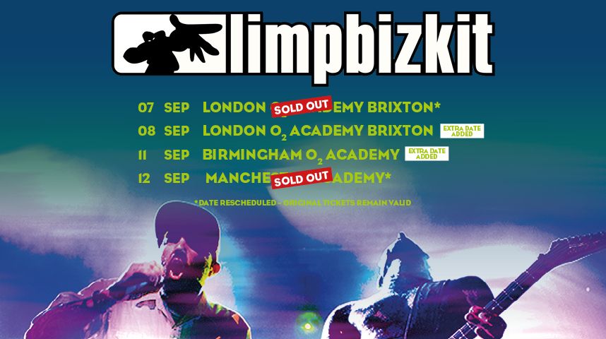 Limp Bizkit | Manchester - POSTPONED, Manchester Academy, 12 September 2022