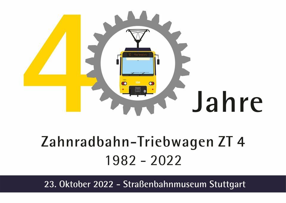 40 Jahre Zahnradbahn-Triebwagen ZT 4, Straßenbahnmuseum Stuttgart, 23 ...