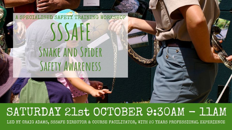 SSSafe Snake and Spider Safety Awareness, Yamuloong, Raymond Terrace, 21 October 2023