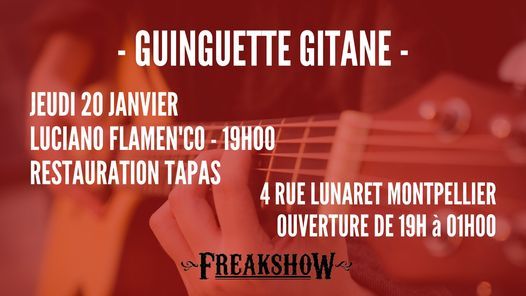 GUINGUETTE GITANE, Nu-Bahia - FreakShow, Montpellier, 20 January 2022