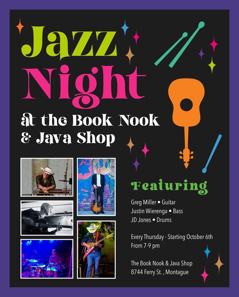 JAZZ NIGHT, The Book Nook & Java Shop, Montague, 26 January 2023