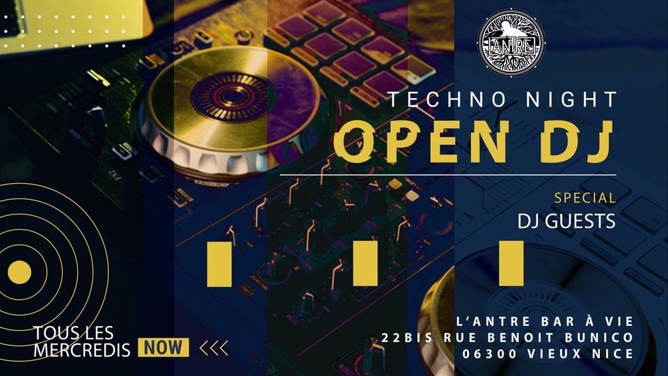 Open DJ, L'Antre, Nice, 1 November to 2 November