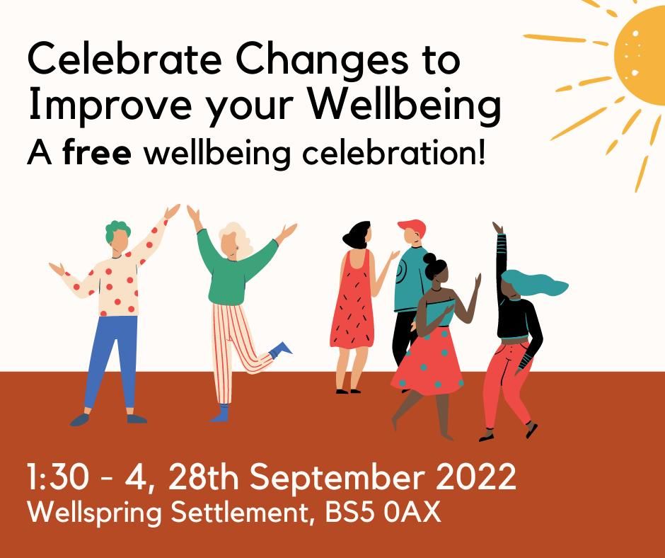 Celebrate Changes to Improve your Mental Wellbeing!, Wellspring Settlement, Bristol, 28 ...