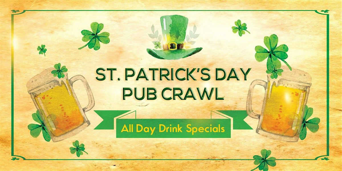 Kansas City St Patricks Day Bar Crawl & Block Party - 10+ Venues, Tin ...
