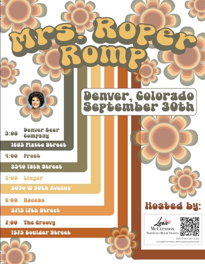Inaugural Denver Mrs Roper Romp, Denver Beer Co (Platte Taproom), 30 ...