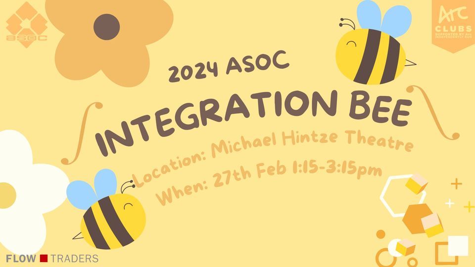 2024 ASOC Integration Bee, Tyree Energy Technologies Building, Redfern ...