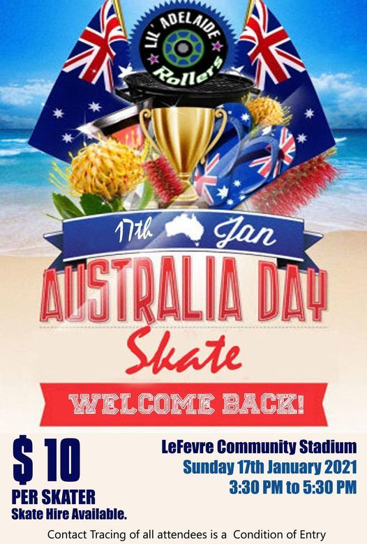 LAR WELCOME BACK AUSSIE DAY SKATE 2021, Lefevre Community Stadium ...