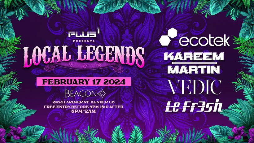 LOCAL LEGENDS at Beacon!, Beacon Denver, 17 February 2024