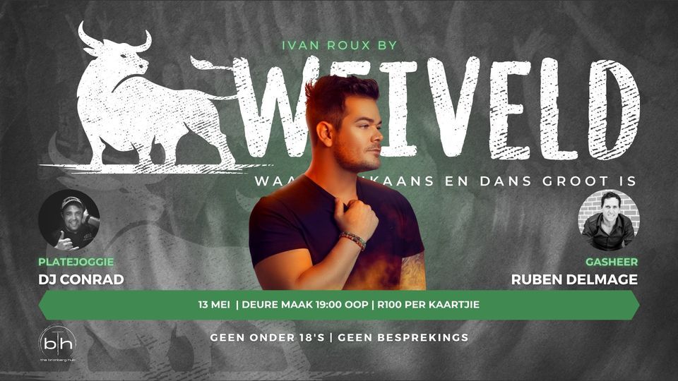 Ivan Roux wei by Weiveld, Weiveld, Pretoria, 13 May to 14 May