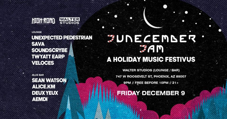 June(cember) Jam: A Music Festivus, Walter Studios, Phoenix, 9 December ...