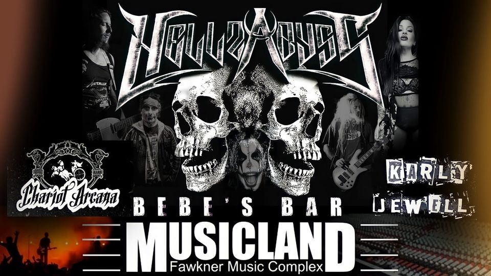 Hellz Abyss Blow Tour Melbourne BEBES BAR, MUSICLAND with Chariot ...