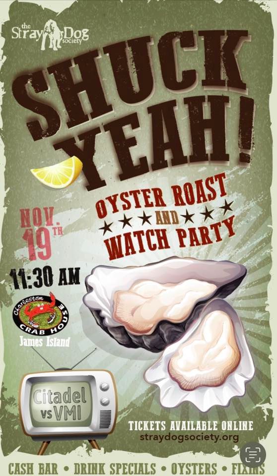 Shuck Yeah! Oyster Roast and watch party at Charleston Crab House ...