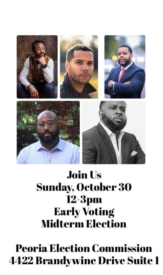 Sunday Early Voting: 10/30/2022, Peoria County Election Commission, 30 ...