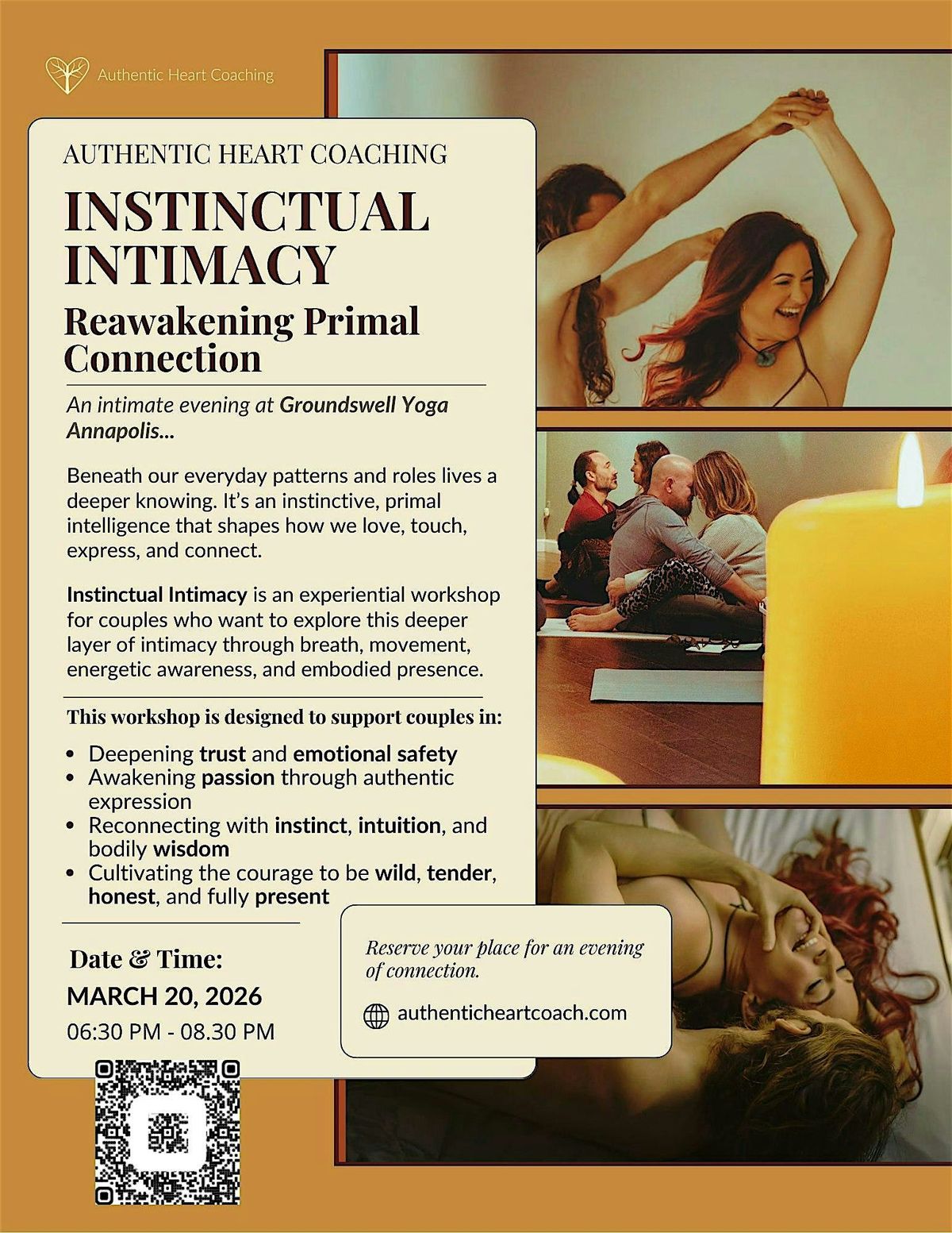 Instinctual Intimacy: Reawakening Primal Connection, groundswell yoga ...