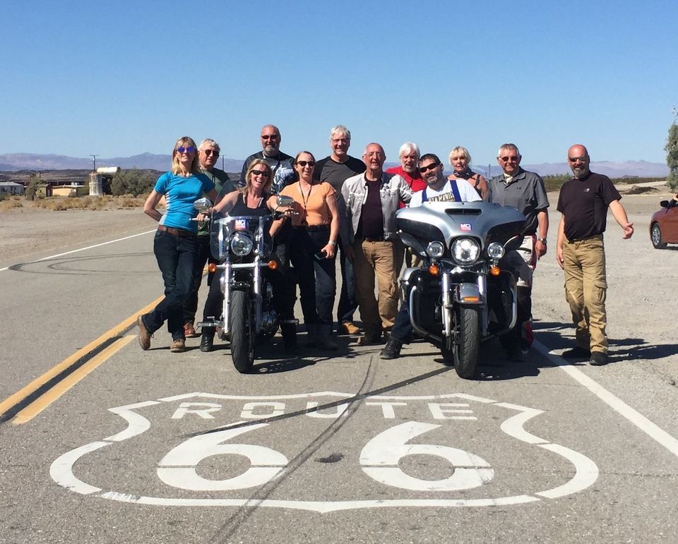 Historic Route 66 tour 2023, MCI Motorcycle Tours, Portsmouth, 15 September to 29 September