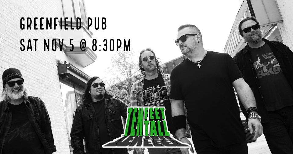 Ten Feet Tall at Greenfield Pub, Greenfield Pub, New Berlin, 5 November ...