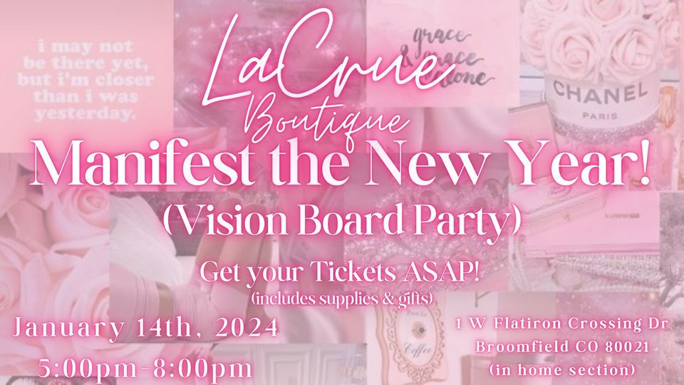 Manifest the New Year! (Vision Board Party), FlatIron Crossing (1 West ...