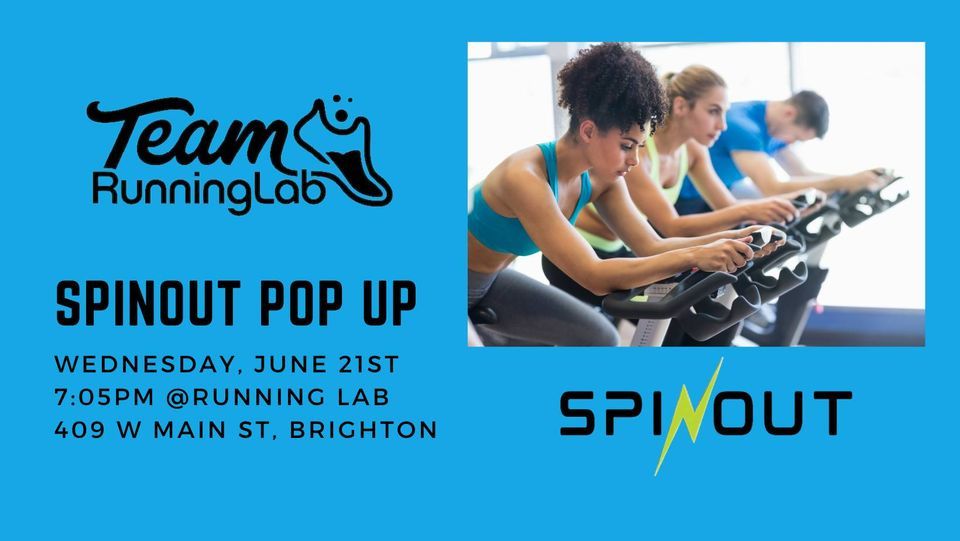 SpinOut Pop Up at Running Lab, Running Lab Brighton, 21 June 2023