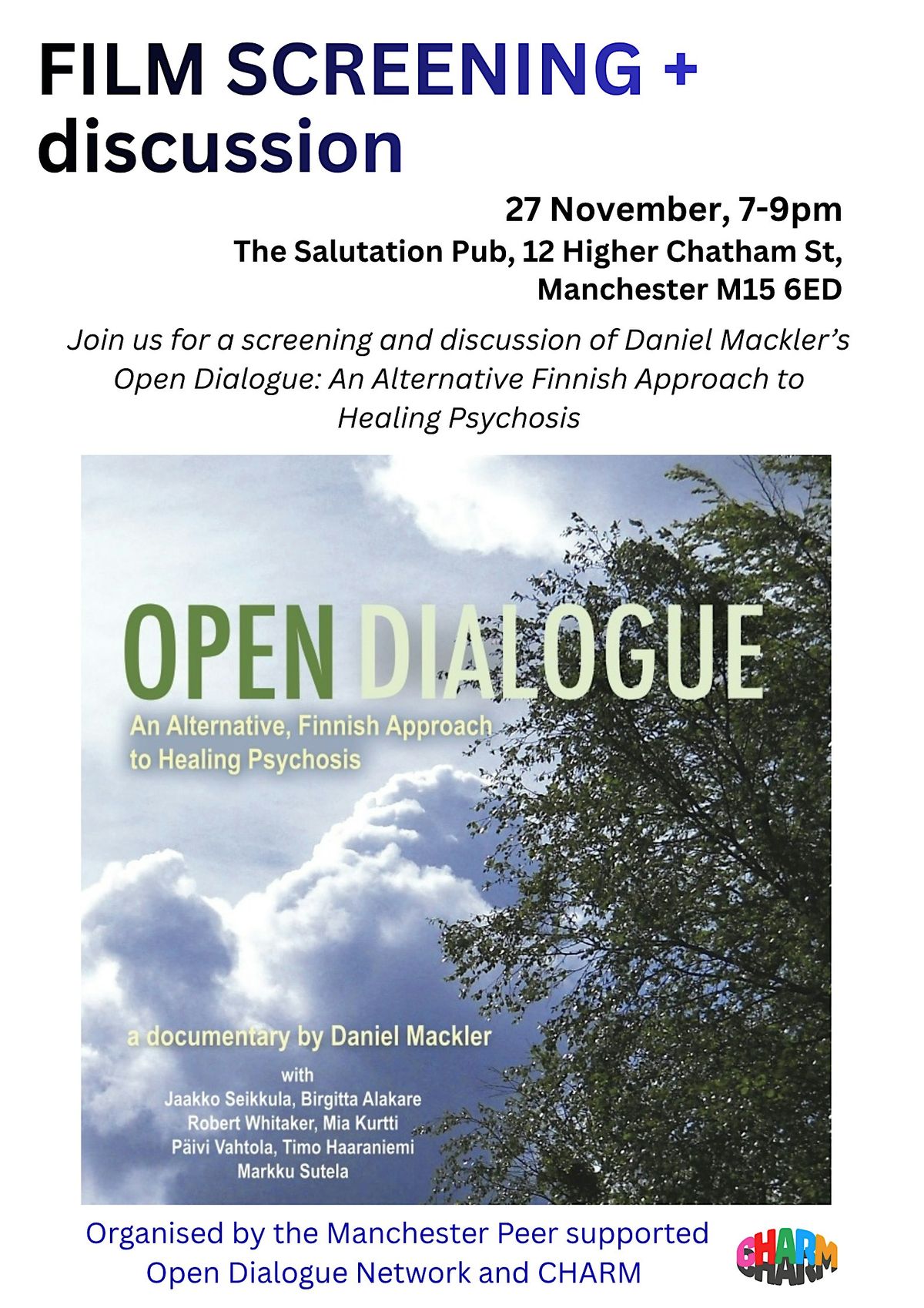 FILM Open Dialogue - an alternative approach to healing from psychosis ...