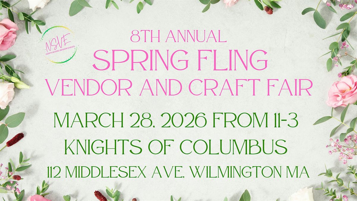 8th Annual Spring Fling Craft Fair, Knights of Columbus, Wilmington, 28 ...