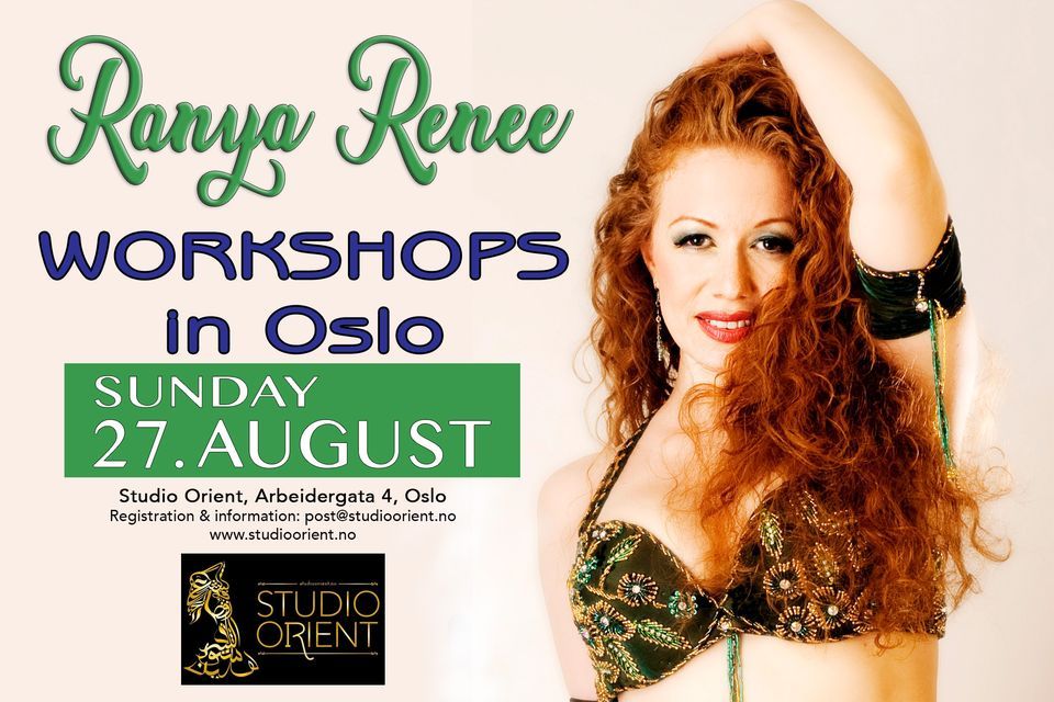 WORKSHOPS WITH RANYA RENEE - OSLO, Studio Orient, Oslo, 27 August 2023