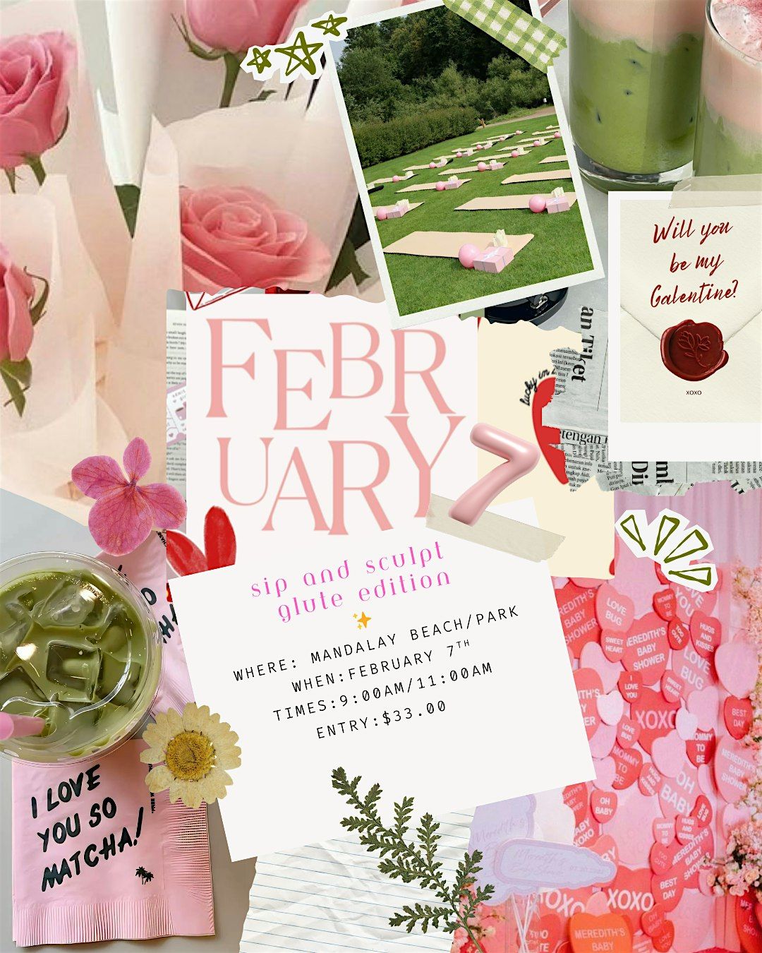 Sip & Sculpt: Glute Edition, Mandalay Beach Road, Oxnard, 7 February 2026