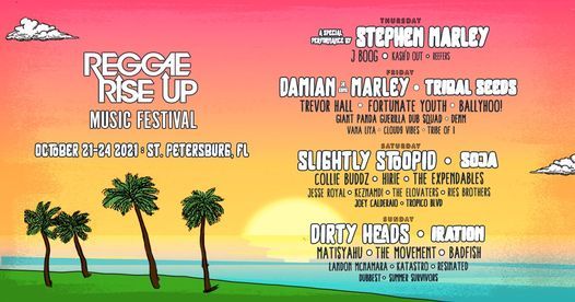 Reggae Rise Up Florida Festival 2021, Reggae Rise Up Florida, Saint ...