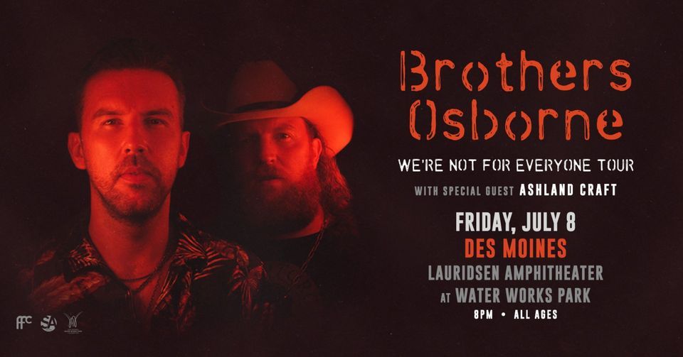 Brothers Osborne at Lauridsen Amphitheater at Water Works Park, 2251 ...