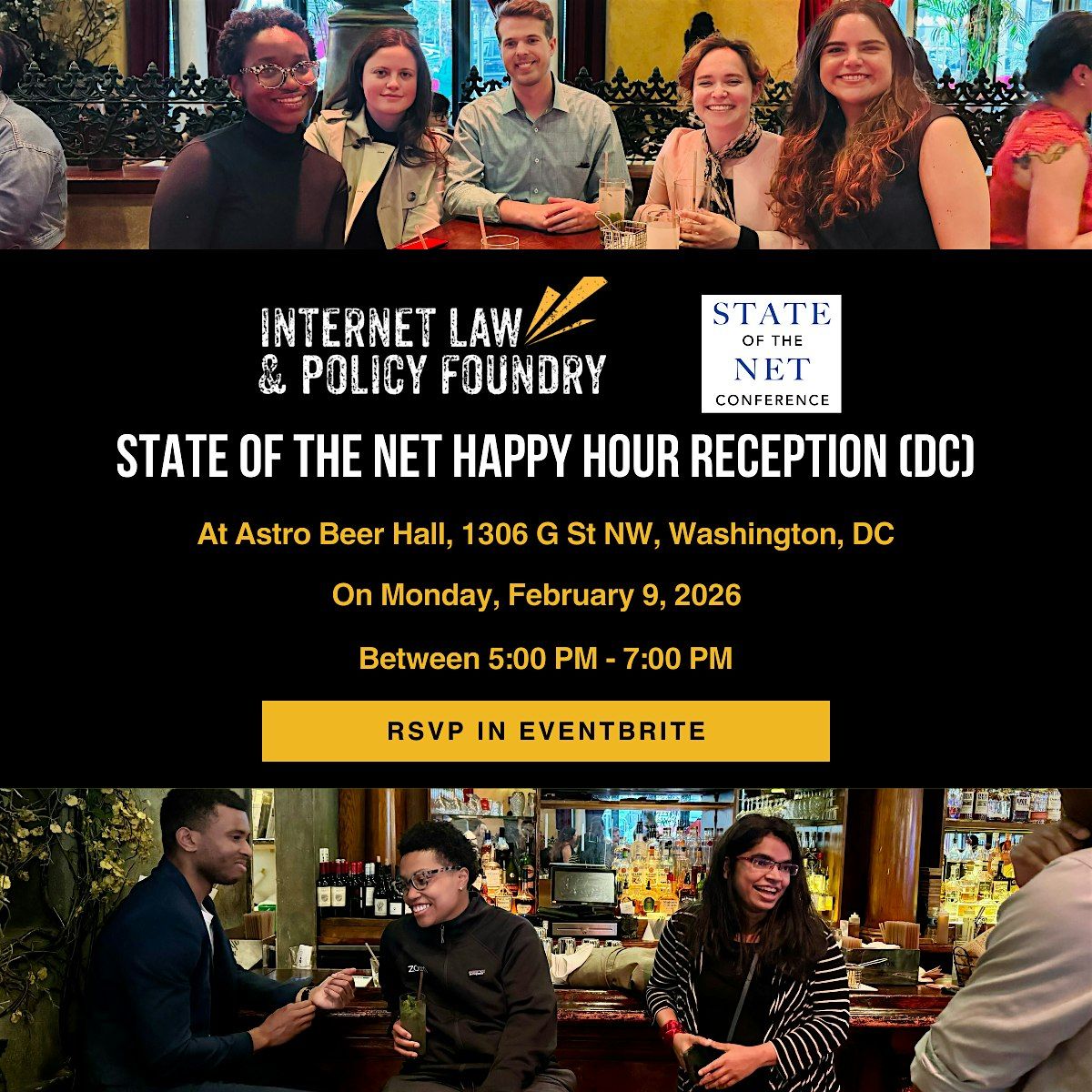 State of the Net (SOTN) Happy Hour Reception (DC), Astro Beer Hall ...