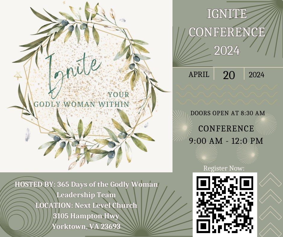 Ignite Conference 2024, Next Level Church, Hampton, 20 April 2024