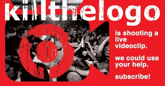 killthelogo video shoot with audience, Antwerp Music City, 13 November 2021