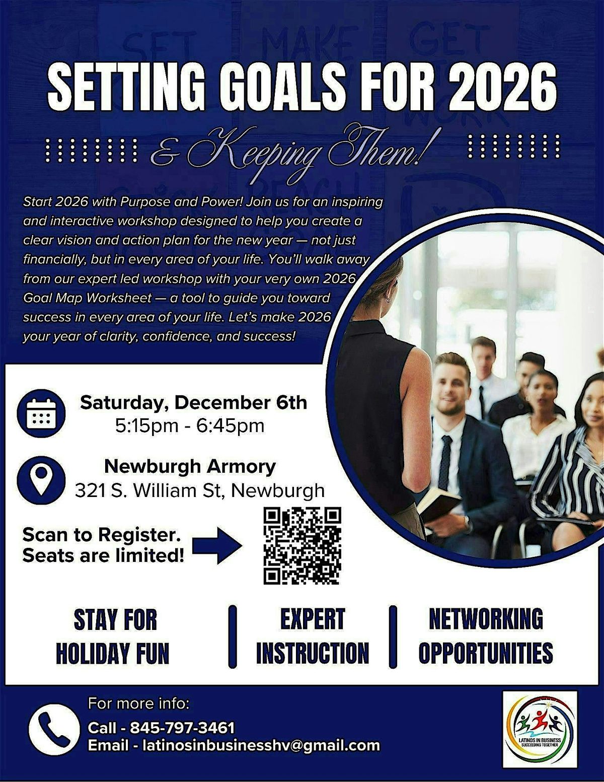 Setting Goals for 2026 and Keeping Them!, Newburgh Armory 321 S William ...