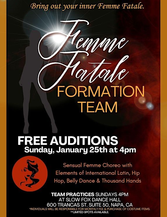 Femme Fatale Formation Team, Slow Fox Dance Hall, Napa, 25 January 2026
