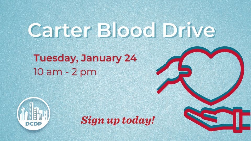 Blood Drive | DCDP & Carter Blood Care, Dallas County Democratic Party ...
