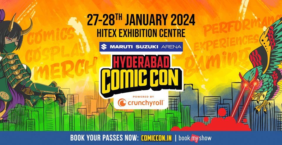 Hyderabad Comic Con 2024, Hitex Convention Centre, Hyderabad, 27 ...