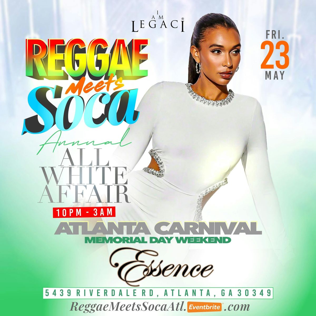 Reggae Meets Soca: All White Party | Memorial Day Weekend ATL Carnival ...