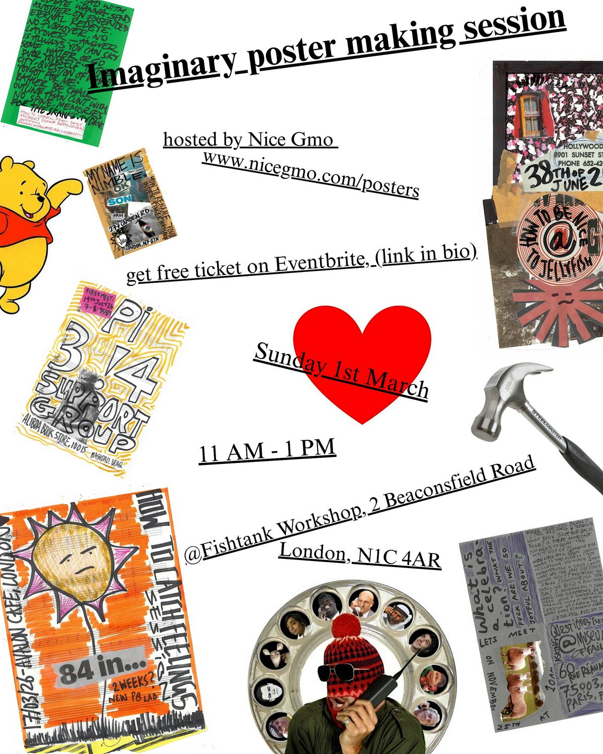 Imaginary Poster Making Session - by Nice Gmo, FishTank Workshop and ...