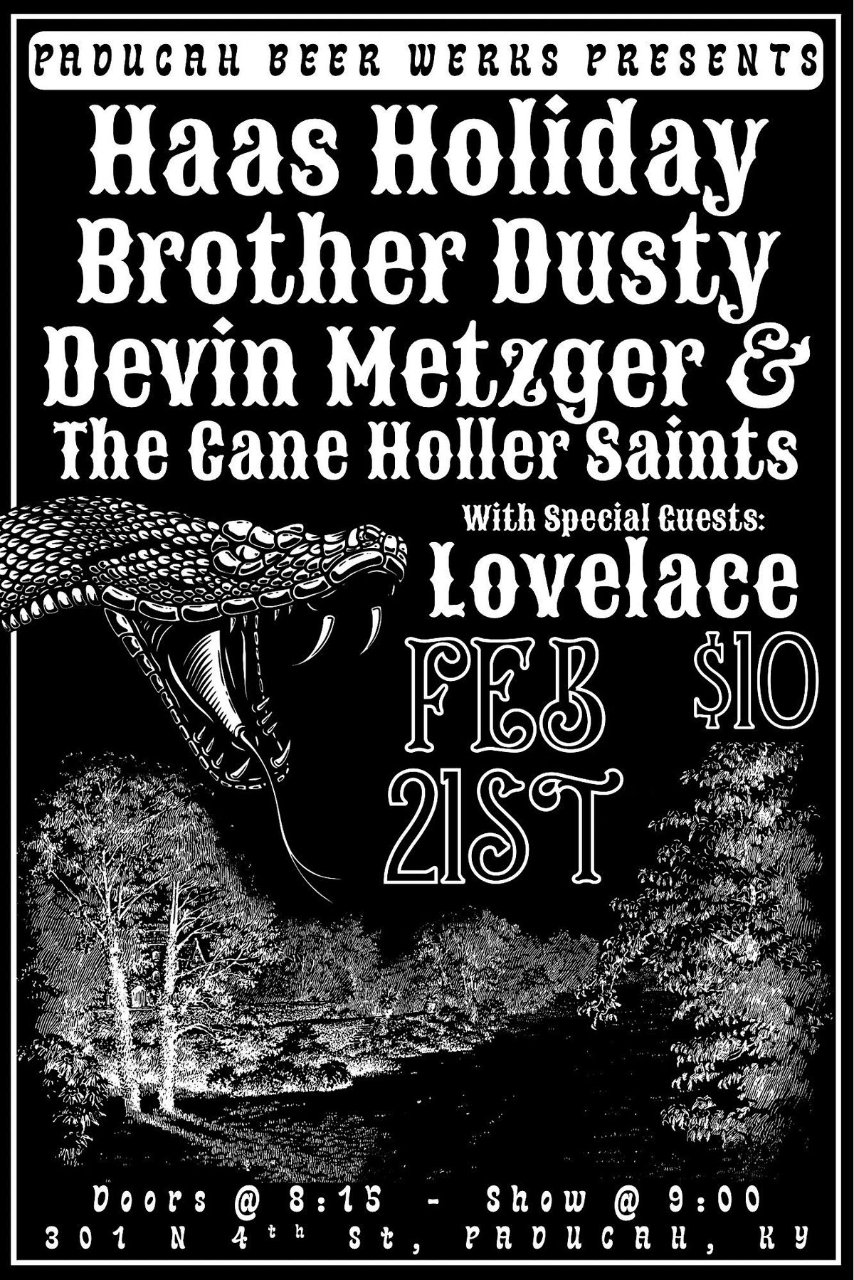 Rock and Roll Revival Night, Paducah Beer Werks, 21 February 2026