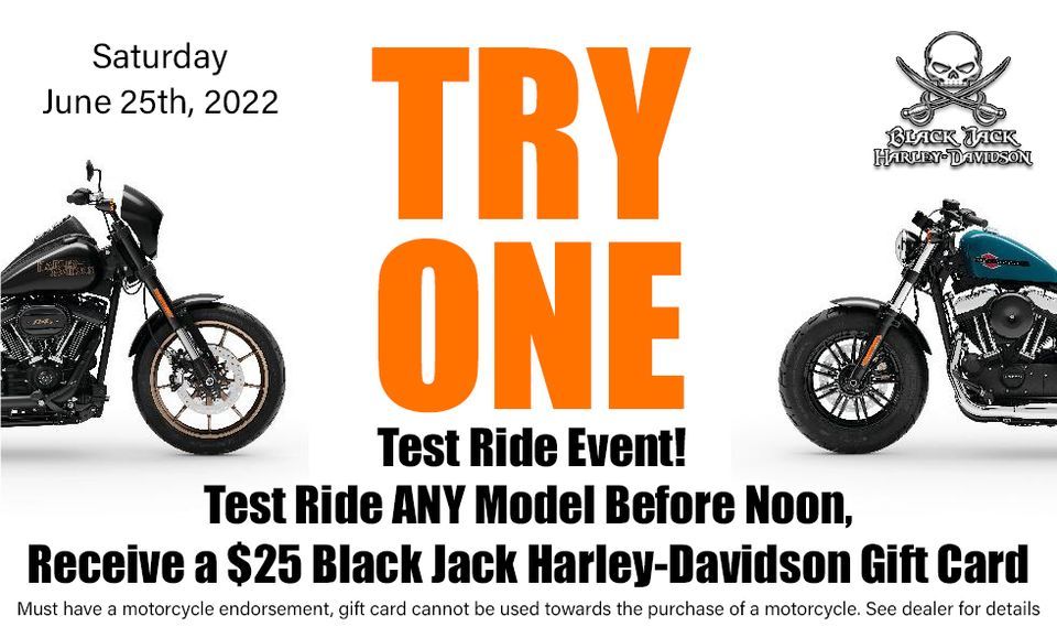 Test Ride Event, Black Jack Harley-Davidson, Florence, 25 June 2022